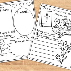 Prayer and Scripture Coloring Pages Bundle, Printable Bible Coloring ...