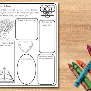 Christian Mother's Day Printable, Christian Gift for Mom From Kids ...