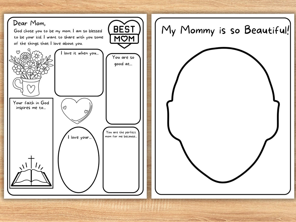 Christian Mother's Day Printable, Christian Gift for Mom From Kids ...