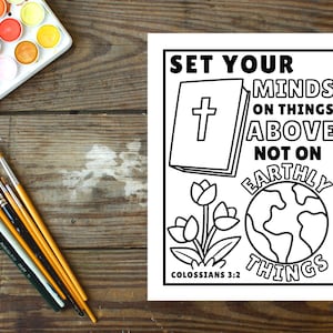 Prayer and Scripture Coloring Pages Bundle, Printable Bible Coloring ...