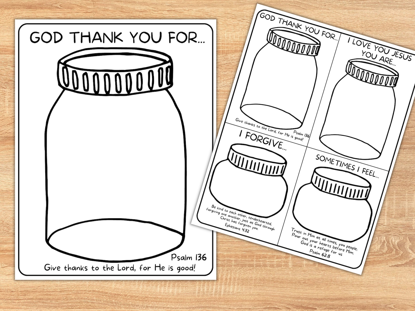 Printable Prayer Coloring Kid's Morning Activity, the Lord's Prayer ...