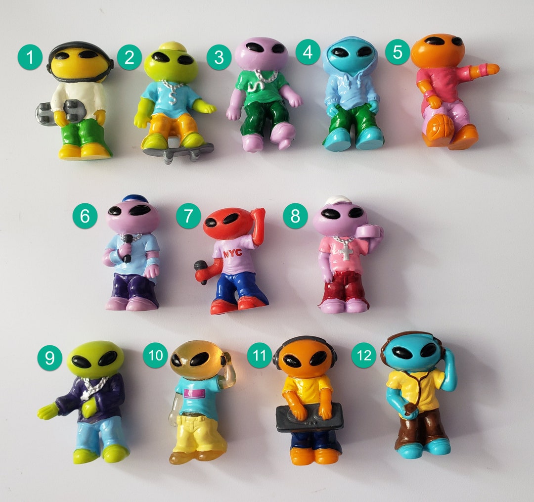 Hip Hop Alien Party Favors Tiny Collectibles - Etsy