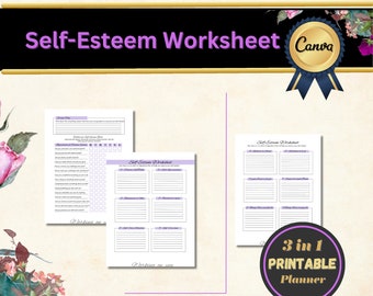 30 Day Self Confidence Challenge Self Esteem Worksheet Self Confidence ...
