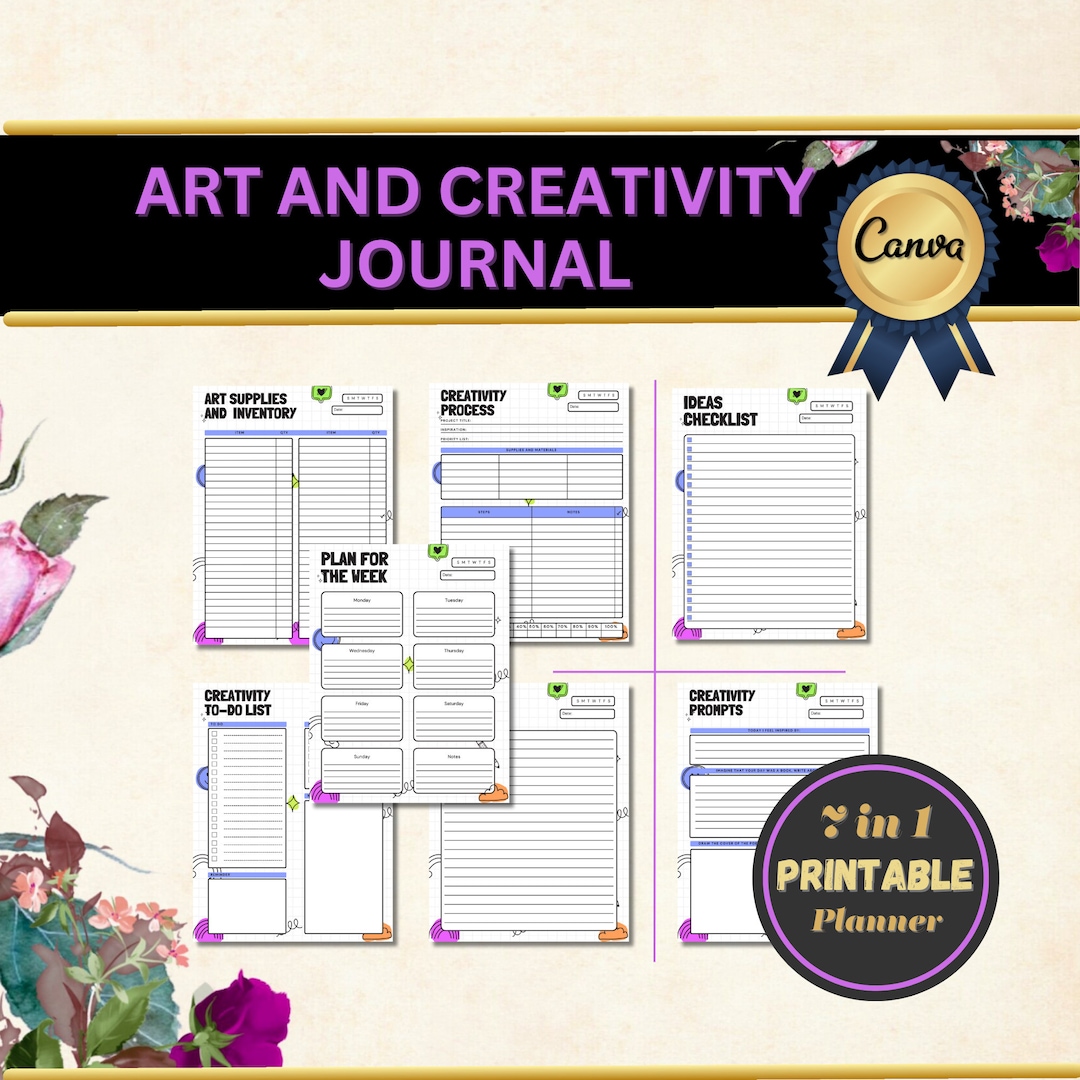 Art and Creativity Journal, Mindfulness Journey, Creativity Journal ...