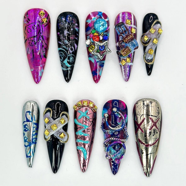 Arcane Jinx Nails - Etsy