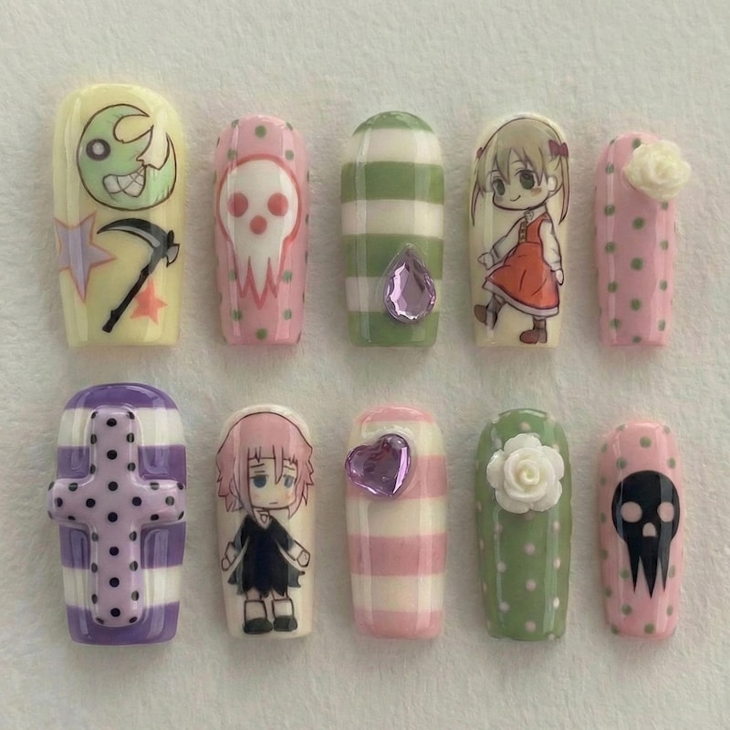 Kawaii Anime Gothic Art - Etsy