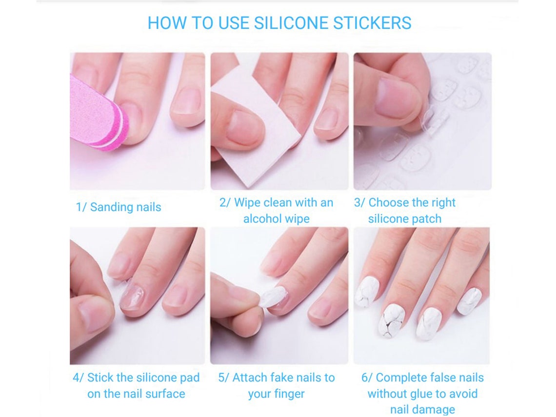 Angel Press on Nails-heavenly Glamour Elegant White Designs With ...