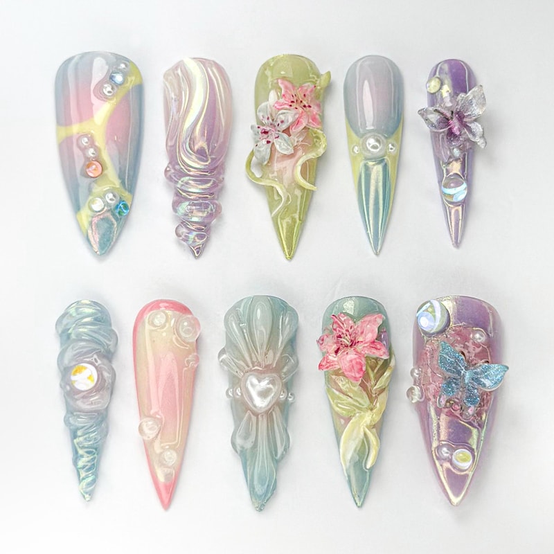 Fairy Nail Art - Etsy