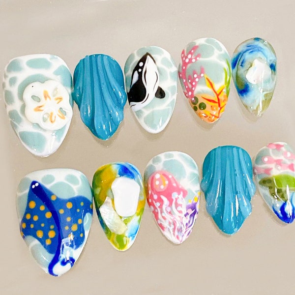 Hand Painted Nails (You'll Love) - Etsy