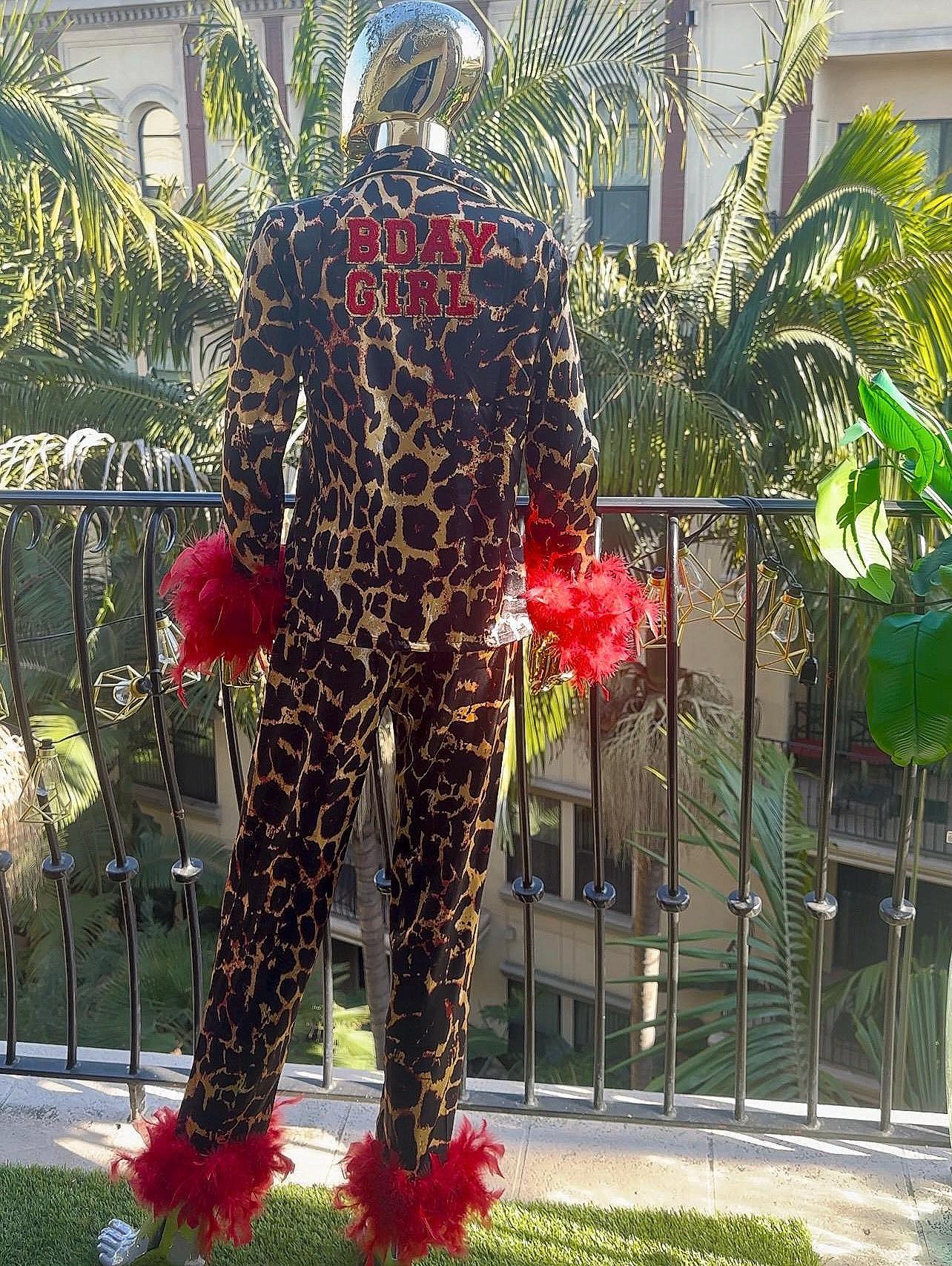 Leopard Pjs/leopard Pajamas/custom Leopard Pjs/cheetah Pjs/birthday ...