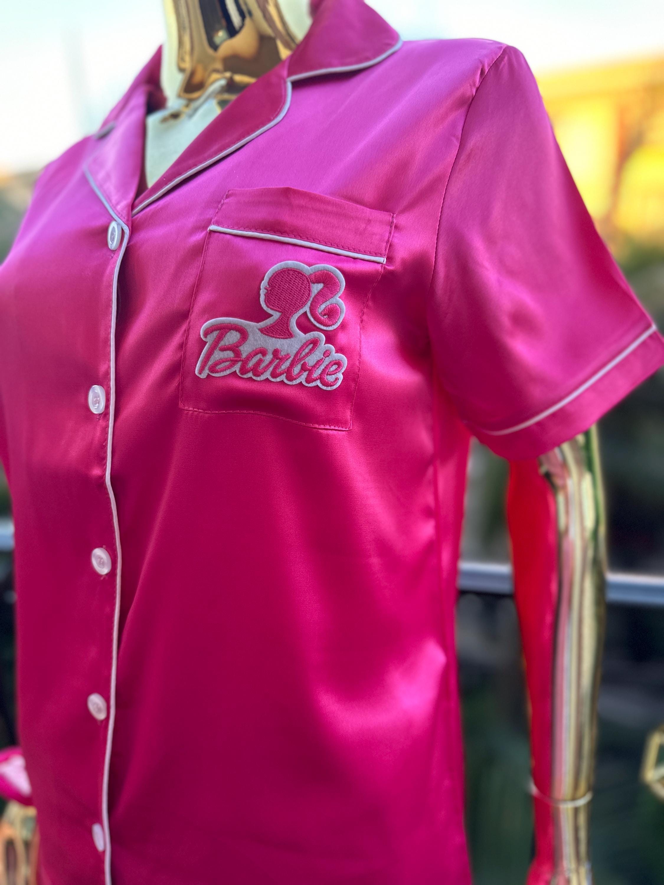 Girls Custom Barbie Pjs/ Barbie Pajamas/barbie Sleepwear/barbie Pjs ...