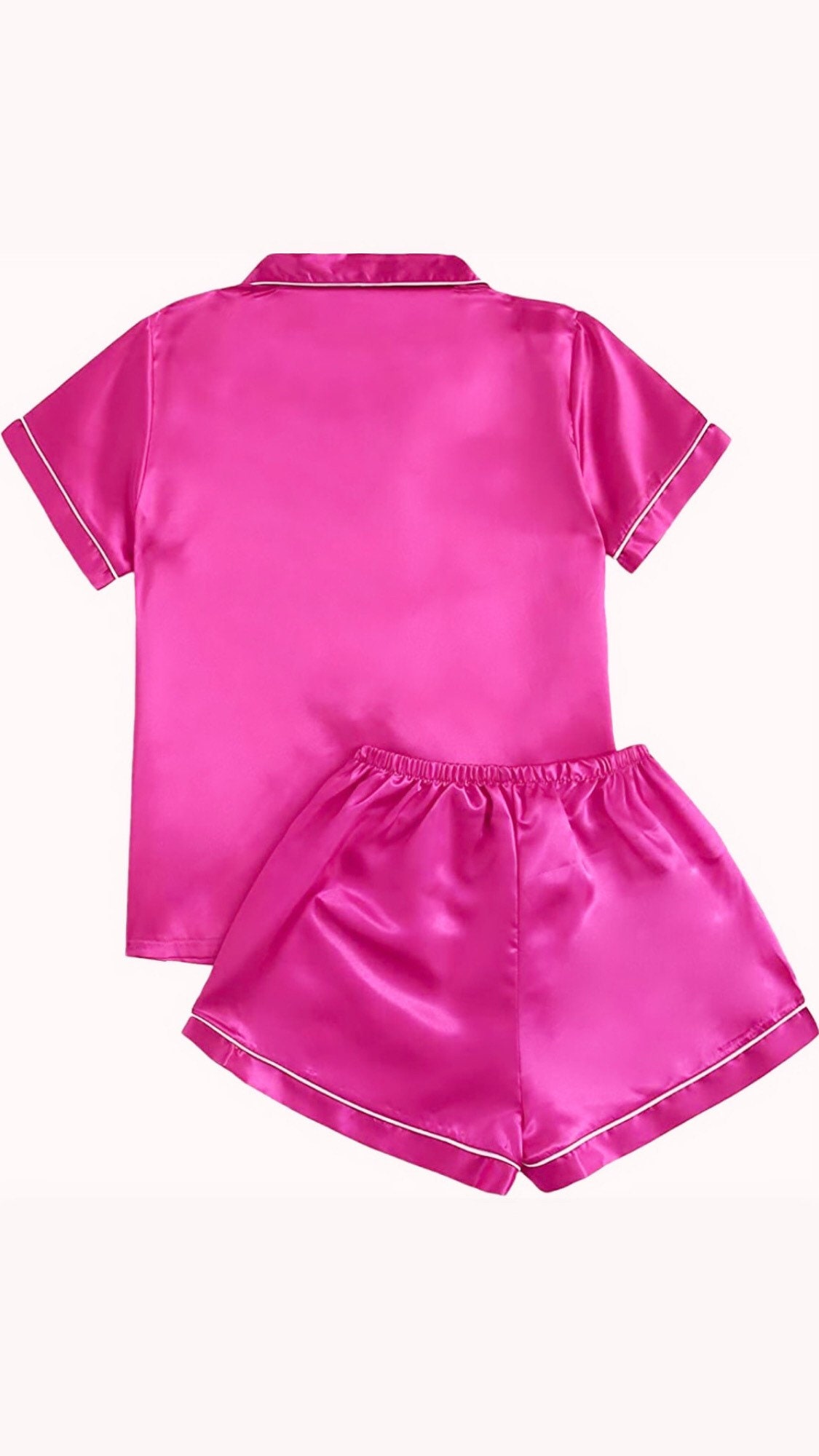 Hot Pink Pajamas Set/customized Pjs/custom Pajamas/bling - Etsy