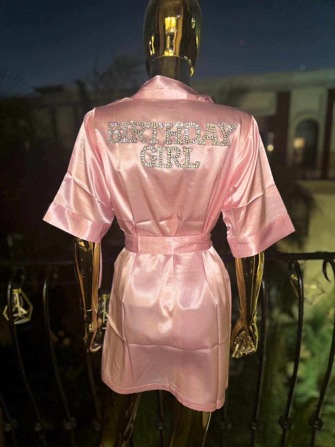 ADULT Luxury Birthday Girl Robe/birthday Robe/birthday Party Robe/spa ...