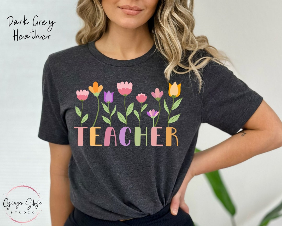 Wildflowers Cute Teaching School Shirt, Teacher Mode Tshirt, Cool ...
