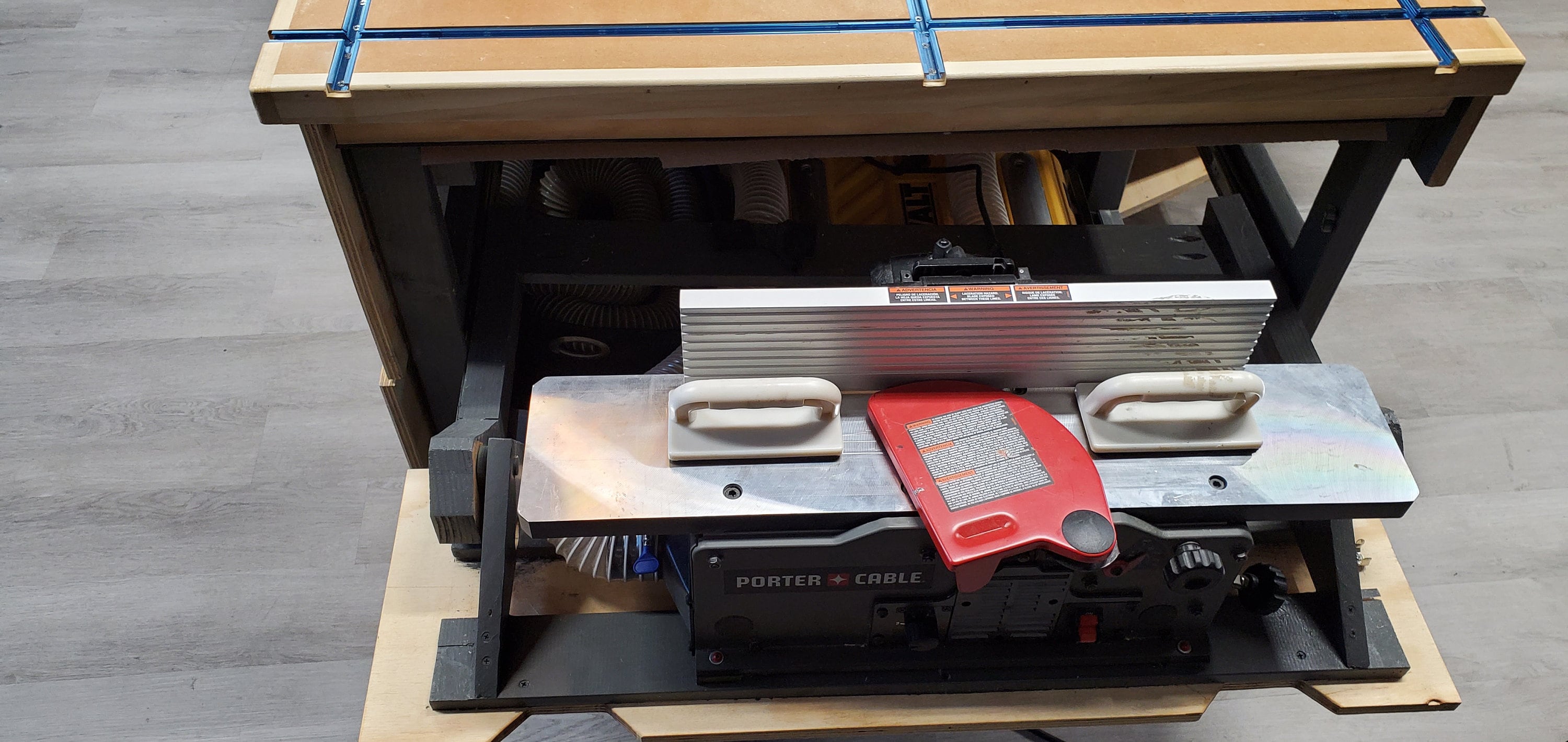 PDF Multitool Mobile Workbench Plans | Miter Saw Flip Top | Table Saw ...