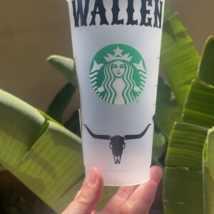 Morgan Wallen Cup Wallen Starbucks Cups Morgan Wallen Fan - Etsy