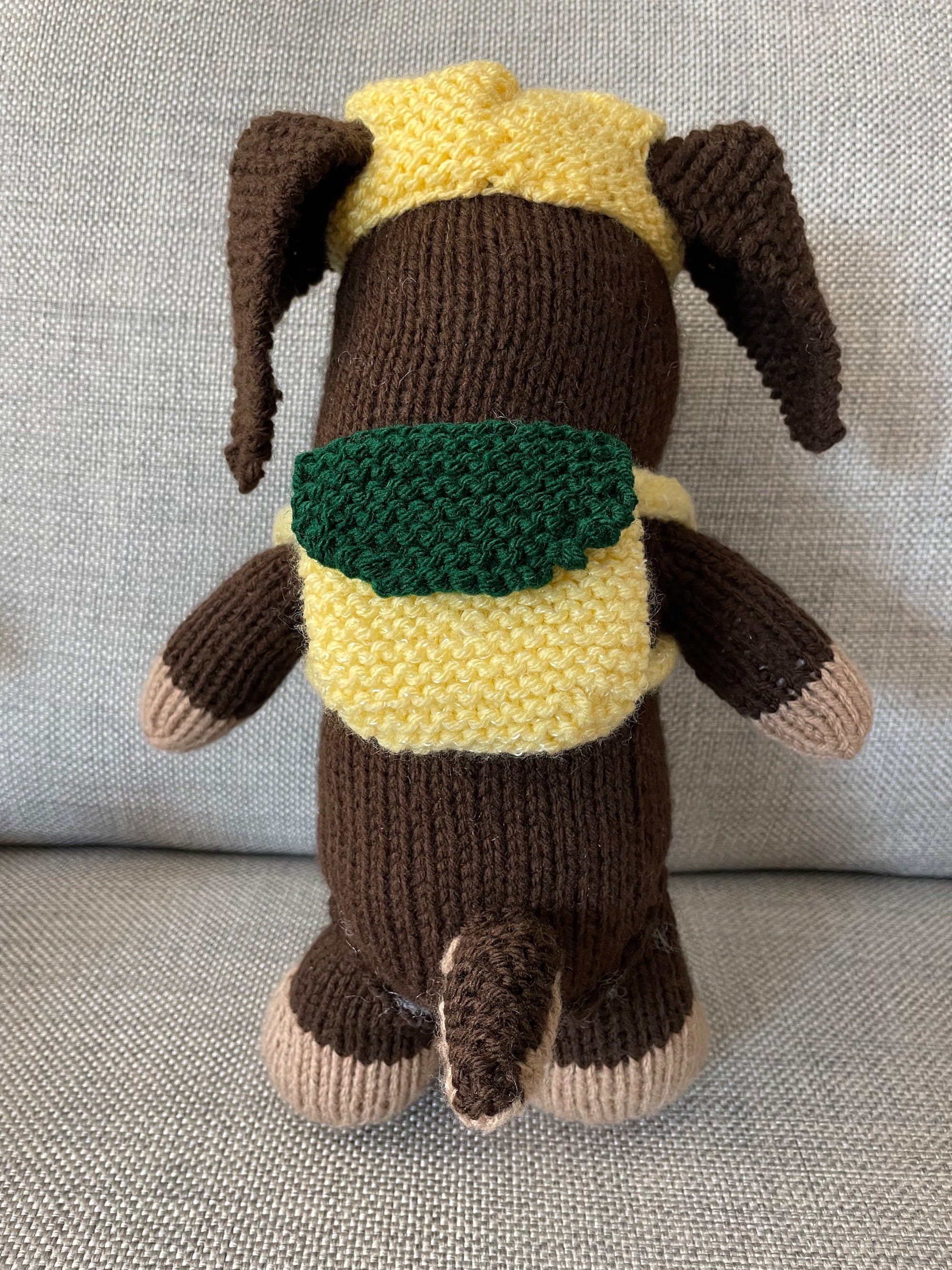 Dachshund Knitting Pattern - Etsy