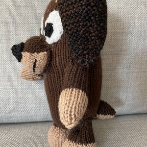 Dachshund Knitting Pattern - Etsy