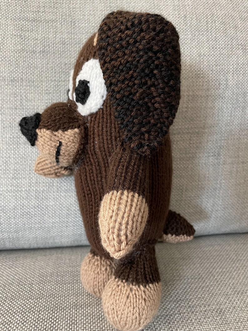 Dachshund Knitting Pattern - Etsy