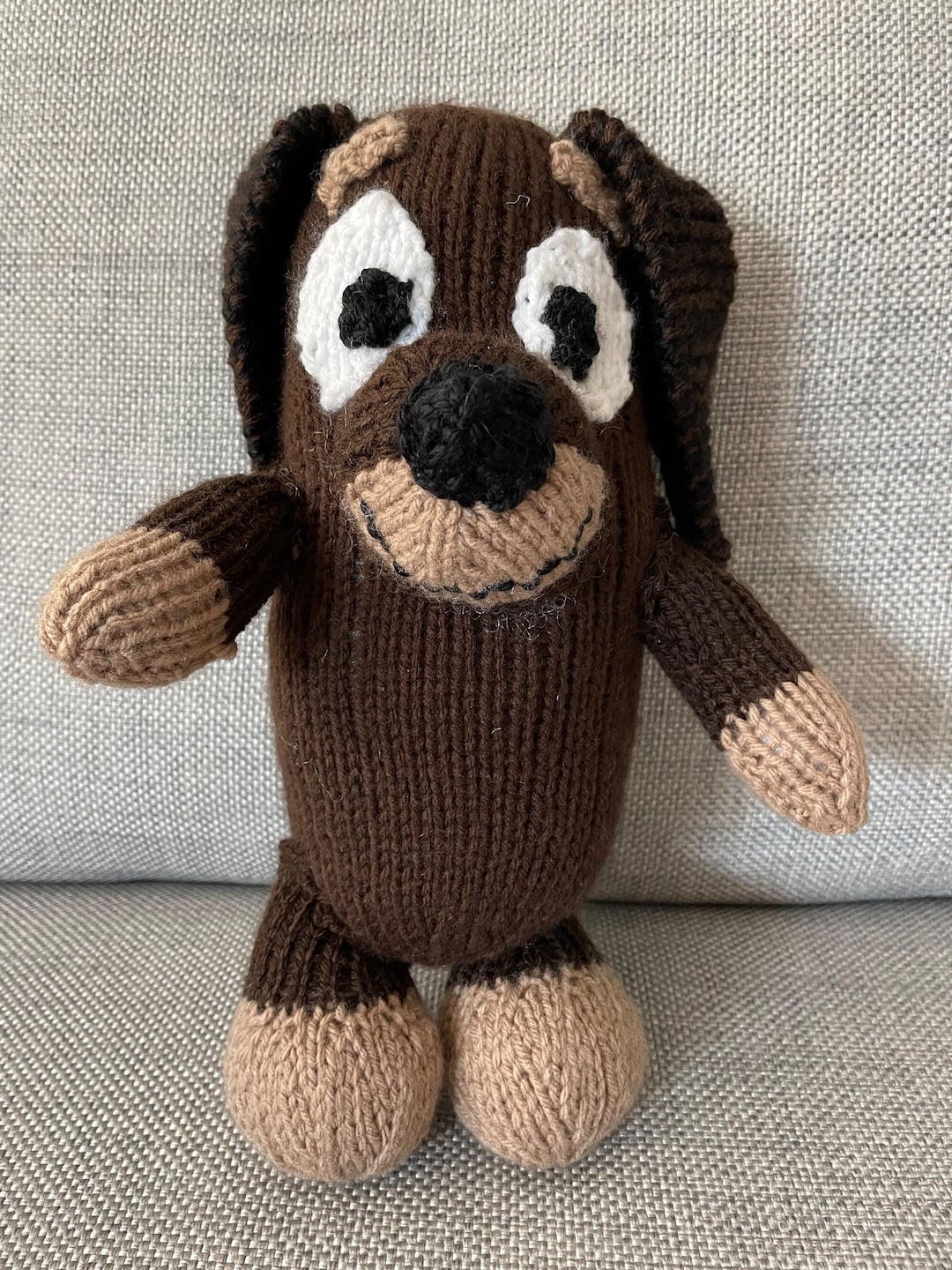 Dachshund Knitting Pattern - Etsy