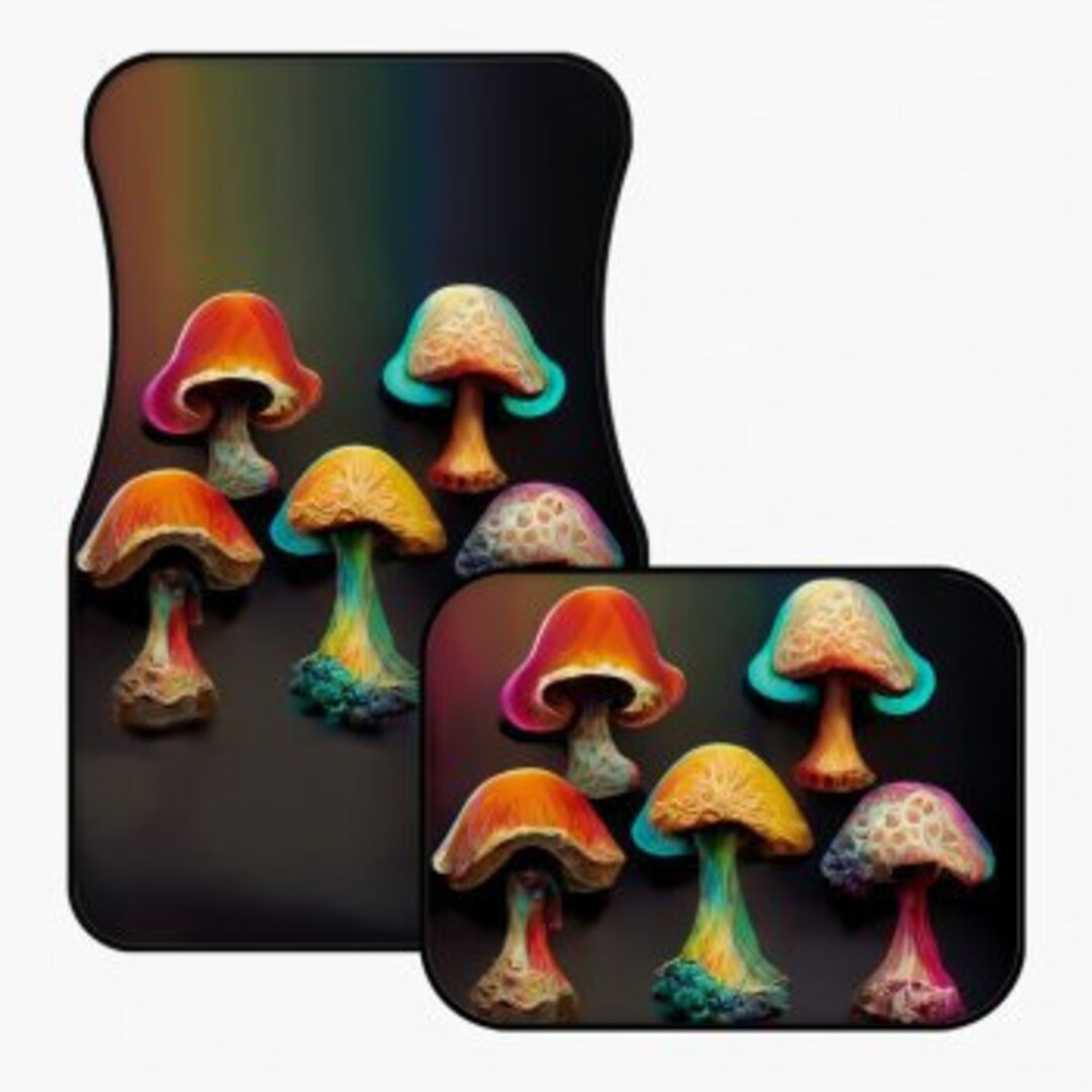 Colorful Psychedelic Auto Floor Mats Colorful Hippie Car Floor - Etsy