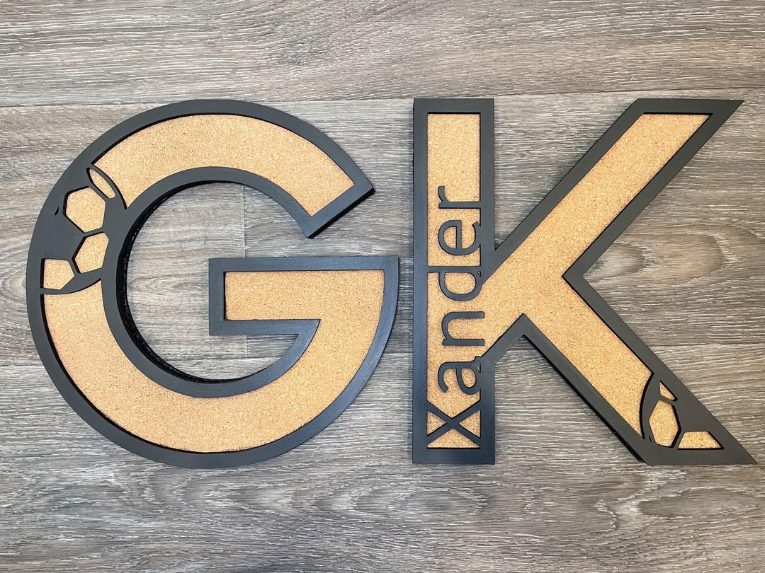 Soccer Goalkeeper Gift Pin Board Goalie Sign Name Soccer Decor - Etsy