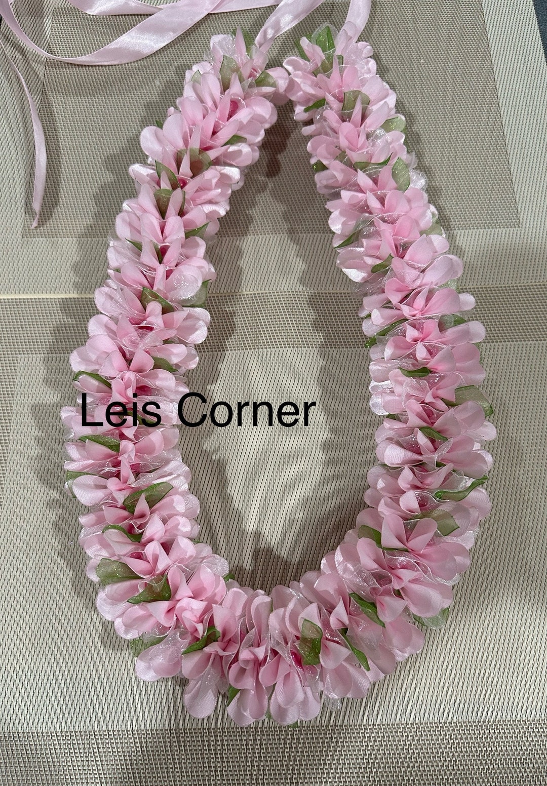 Handmade Ribbon Flower Graduation Lei - Etsy