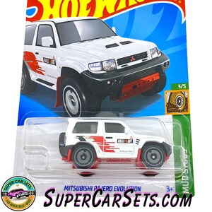 Mitsubishi Pajero Evolution (white Colour) - Hot Wheels Mud Studs - 2023 (3/5) (175/250) - Etsy