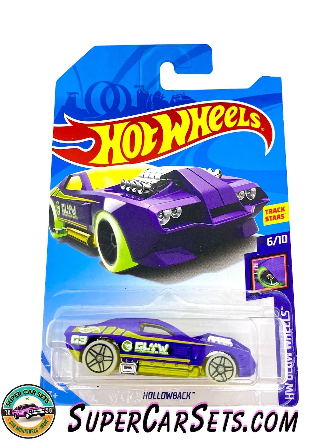 Hollowback TREASURE HUNT Hot Wheels HW Glow Wheels 2018 6/10 - Etsy