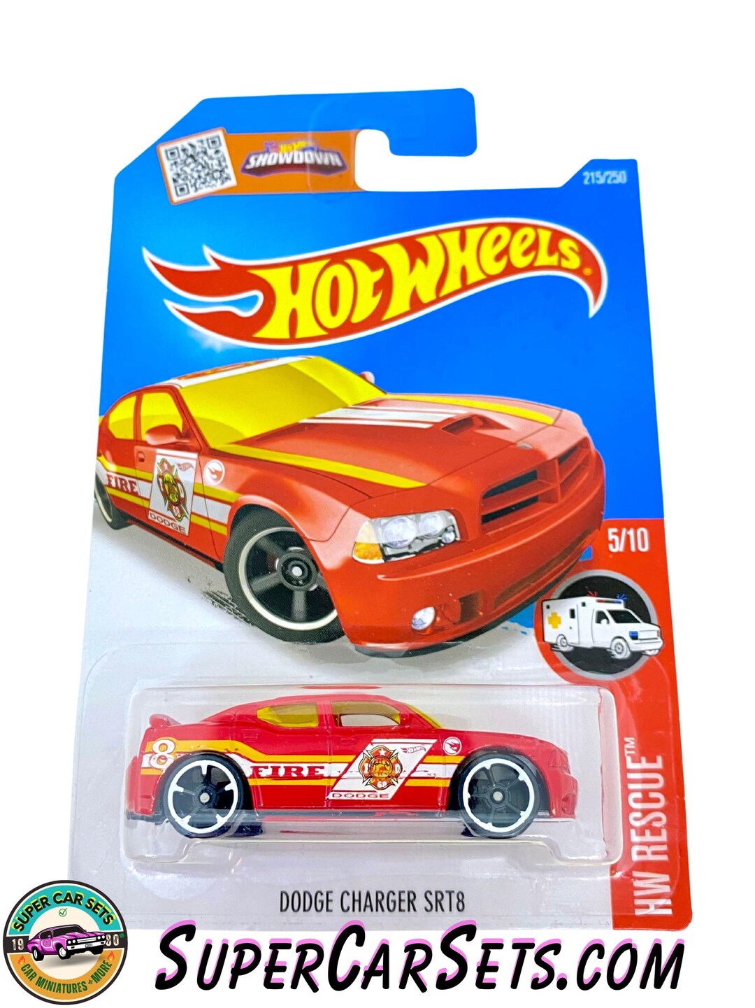 Dodge Charger SRT8 (TREASURE HUNT) - Hot Wheels HW Rescue 2016 (5/10 ...