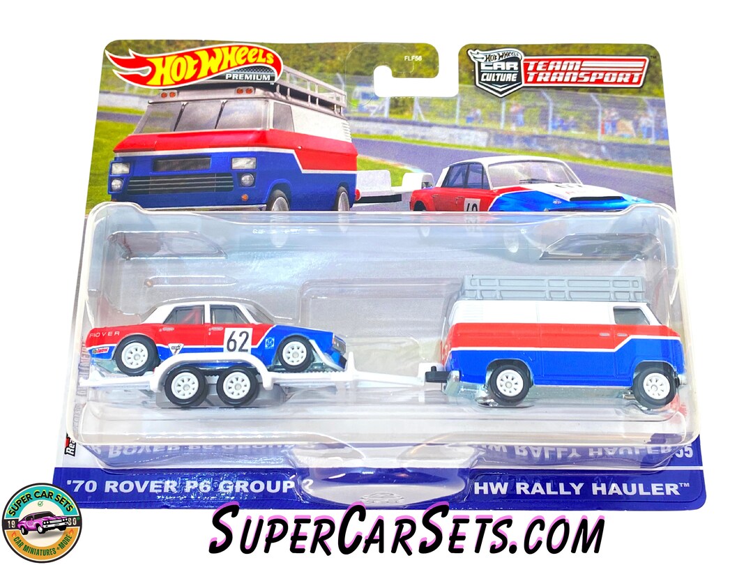 70 Rover P6 Group 2 + HW Rally Hauler - Hot Wheels Team Transport (#55 ...