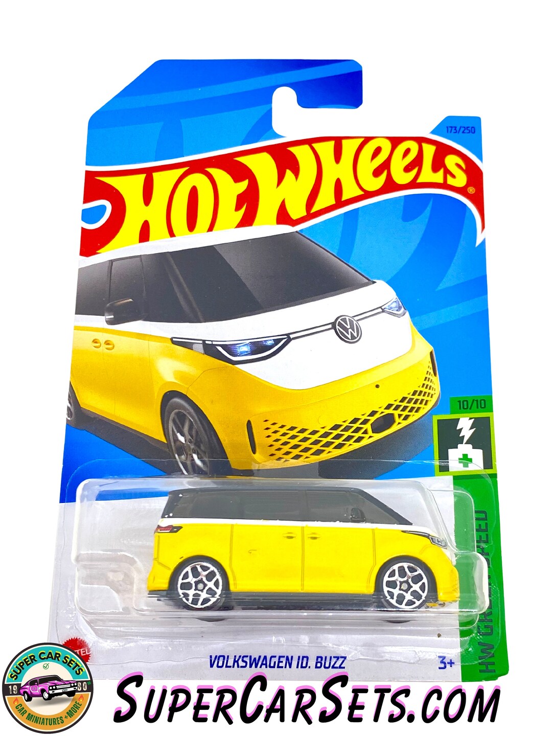 Volkswagen ID. Buzz (yellow Colour) - Hot Wheels HW Green Speed 2023 ...
