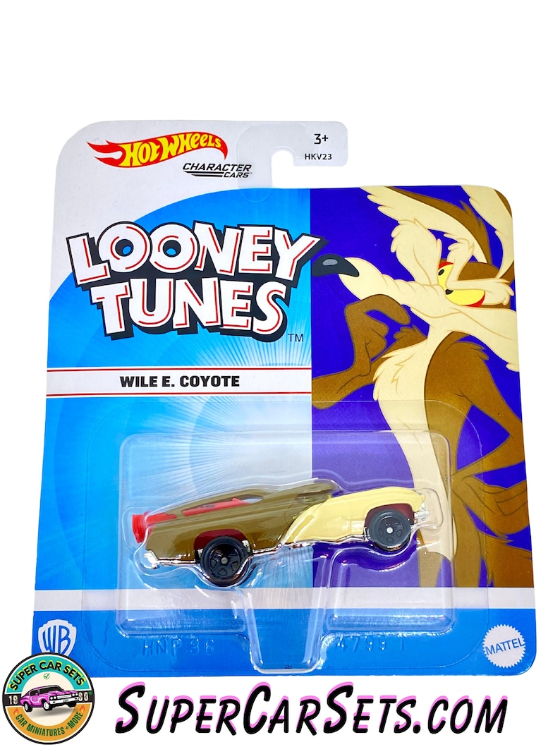 Wile E. Coyote - Looney Tunes - Hot Wheels Character Cars - Etsy