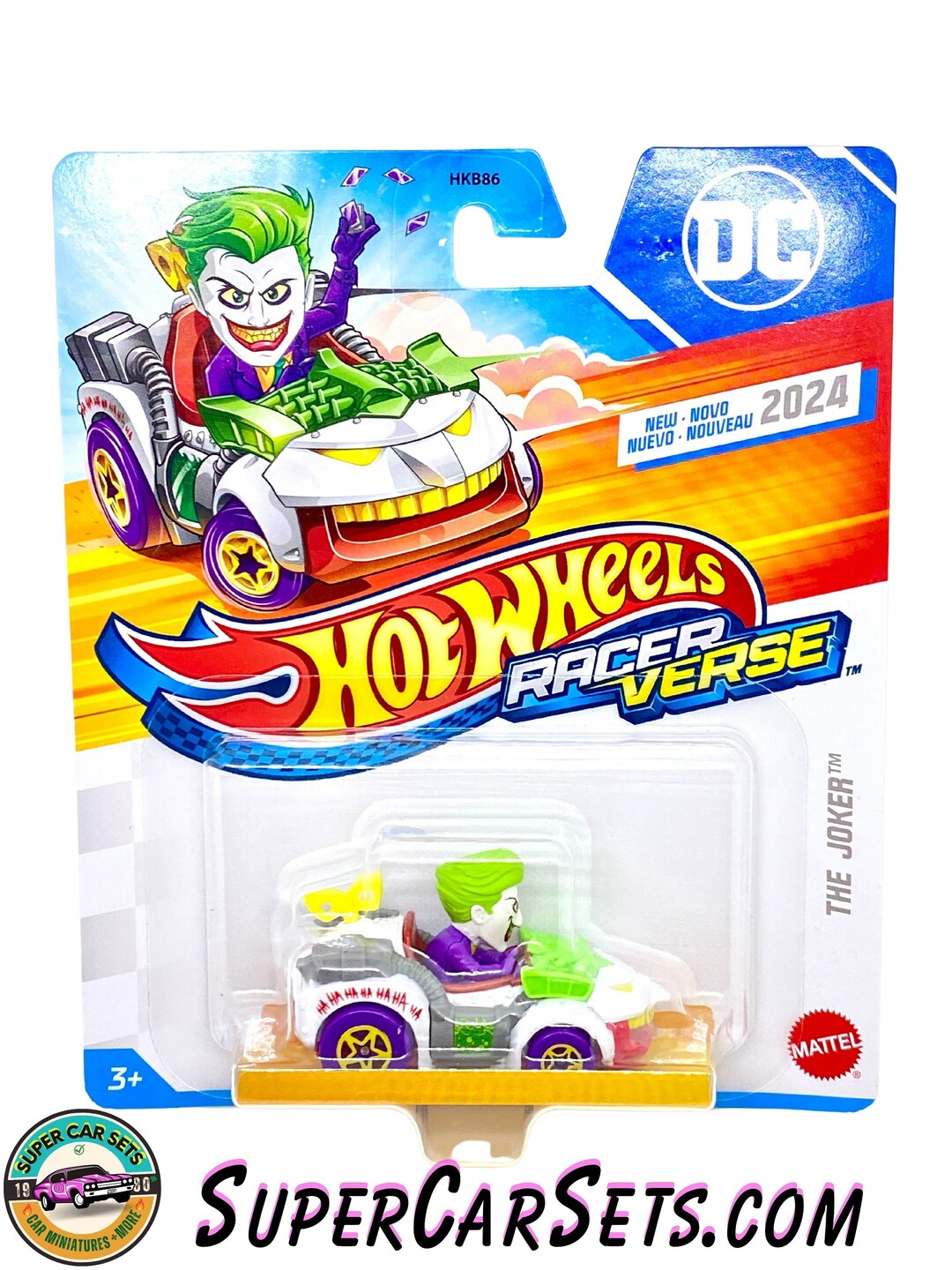 The Joker - Hot Wheels Racer Verse - Etsy