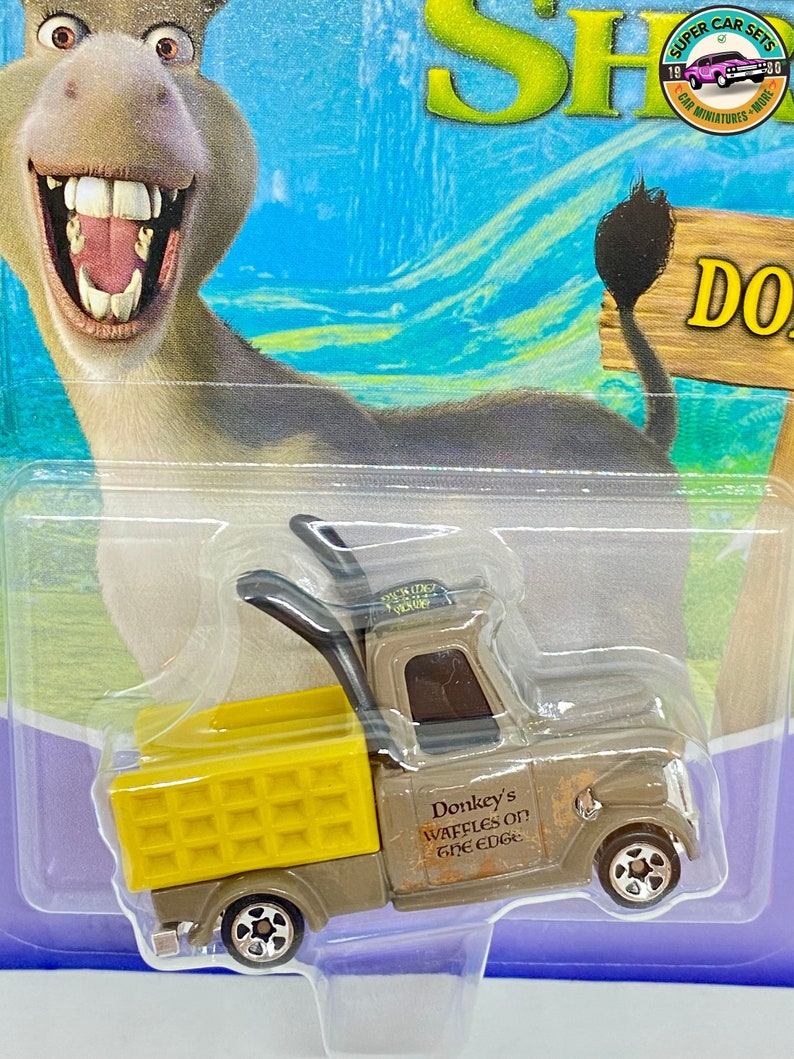 Donkey - Shrek Dreamworks - Hot Wheels Character Cars (card Slightly ...