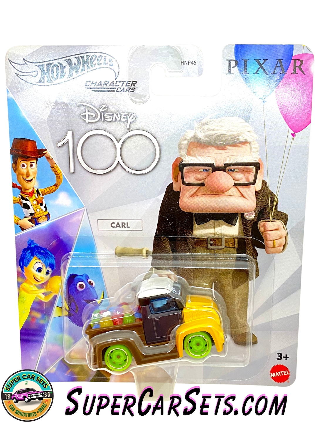 Pixar UP Carl Hot Wheels Character Cars Disney 100 Years - Etsy