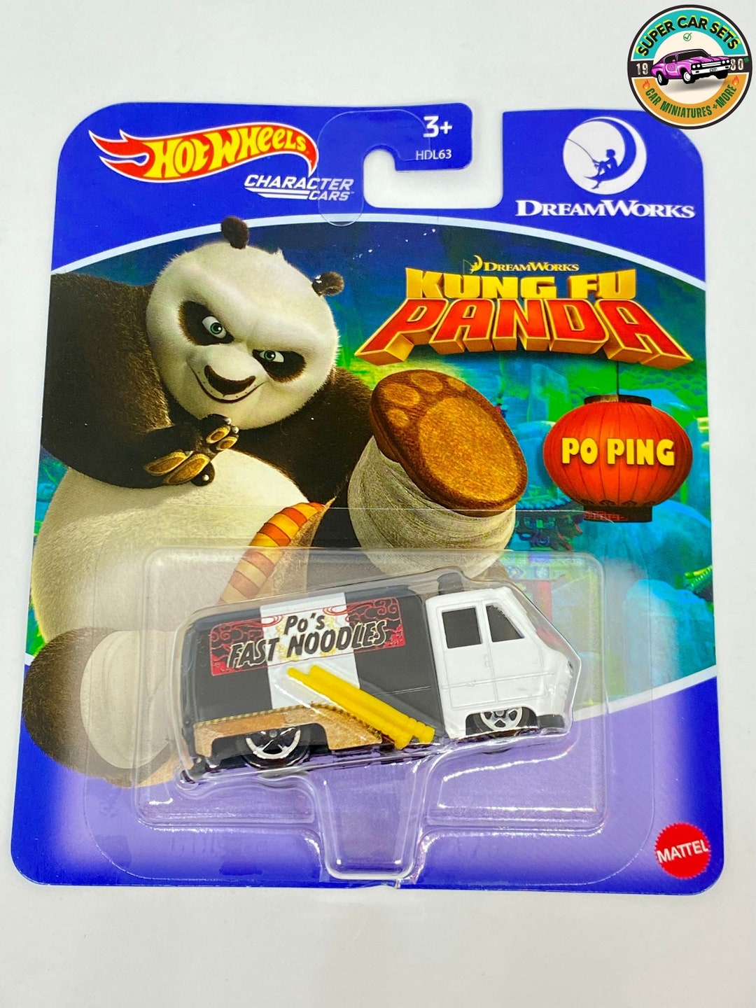 Kung Fu Panda Po Ping - Dreamworks - Hot Wheels Character Cars - Etsy