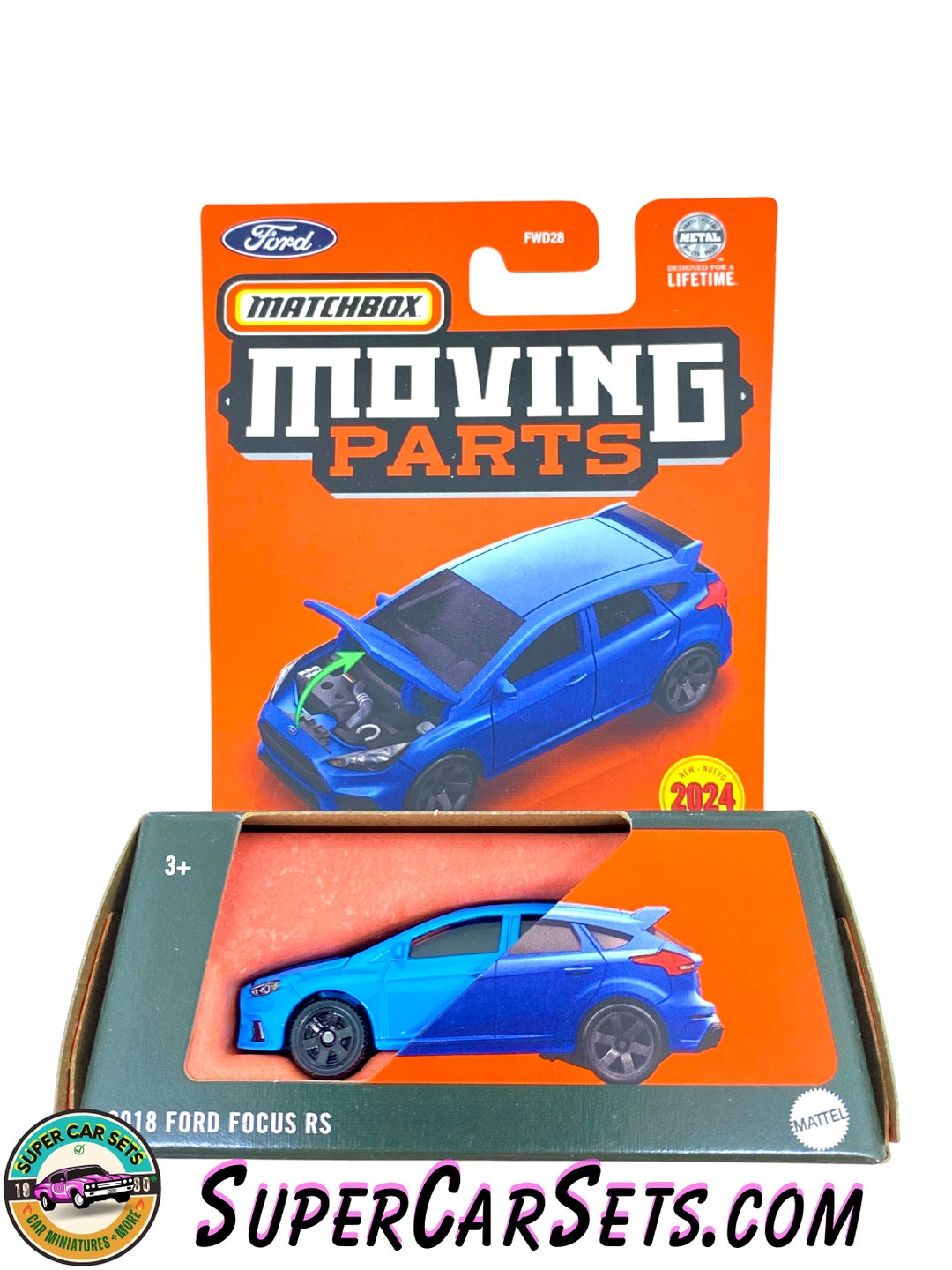 2018 Ford Focus RS blue Colour Matchbox Moving Parts - Etsy