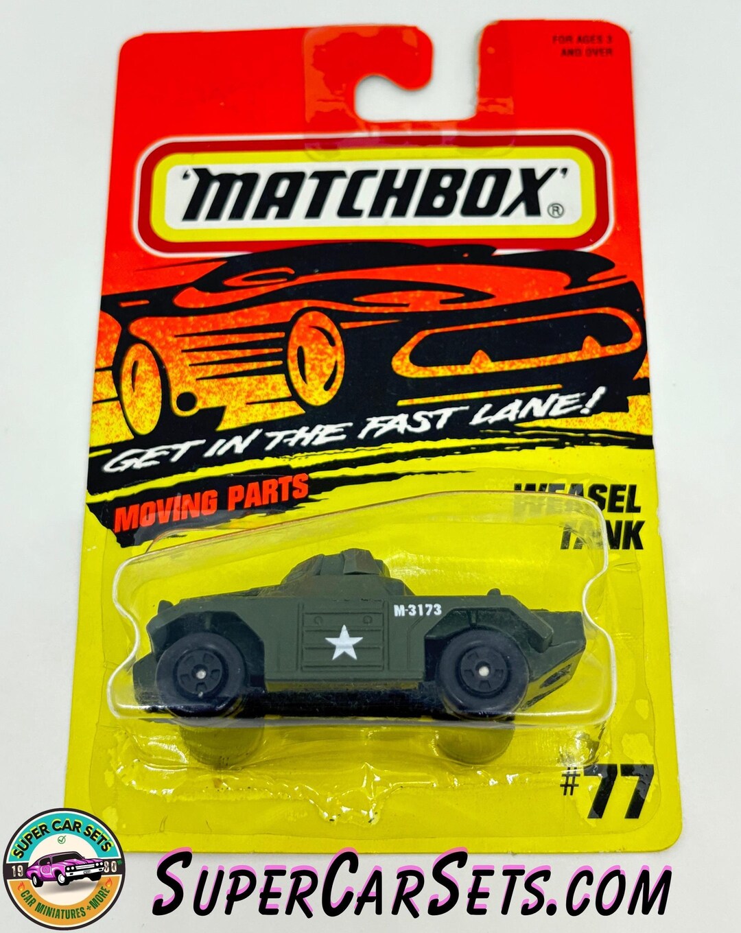Moving Parts - Weasel Tank (card/blister - Aged) - Matchbox - (#77 ...