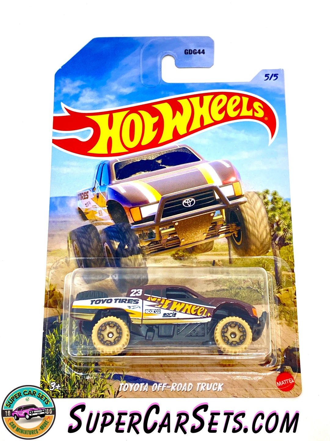 Hot Wheels Mud Runners (5/5) Toyota Off-road Truck - Etsy