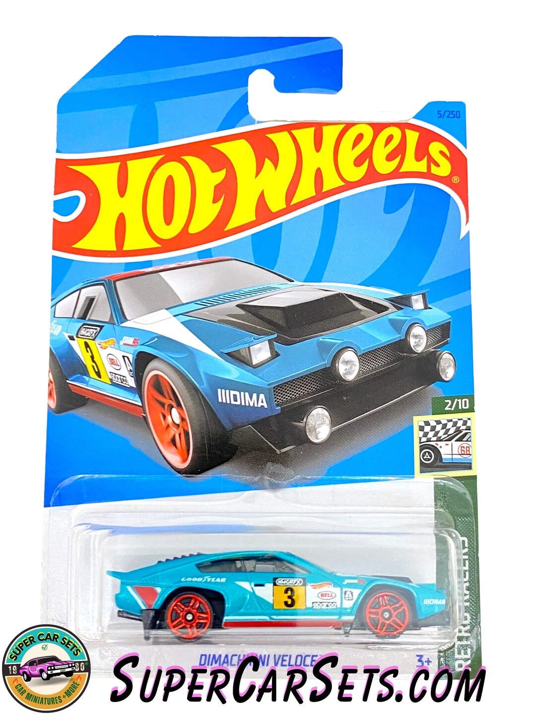 Dimachinni Veloce (light Blue) - Hot Wheels - Retro Racers - 2023 (2/10 ...