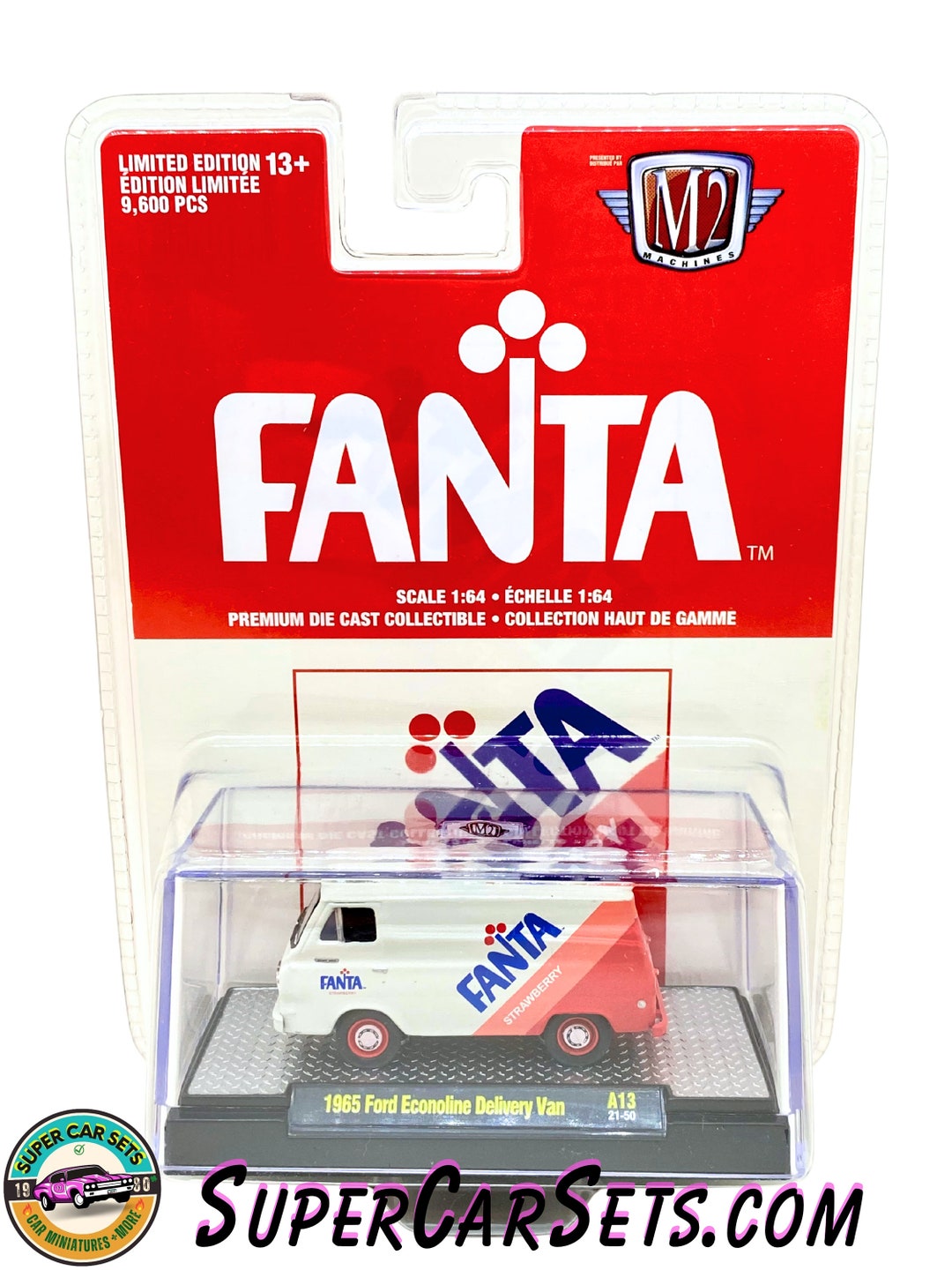 Fanta Strawberry 1965 Ford Econoline Delivery Van by M2 Machines - Etsy