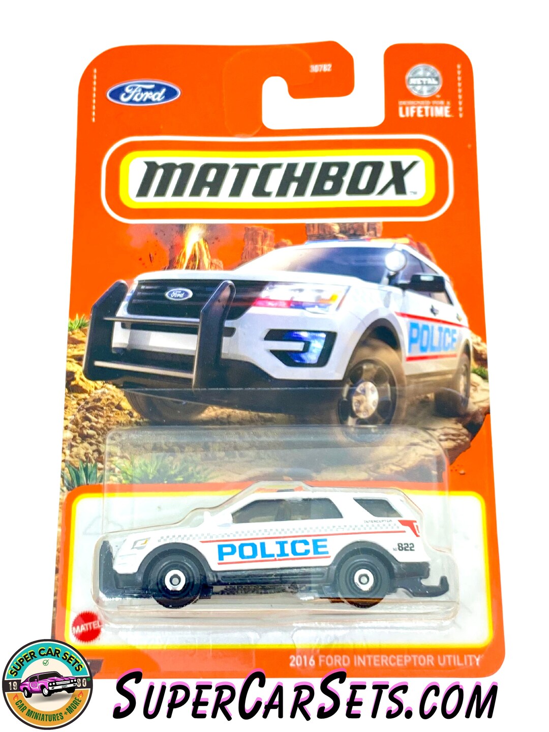 2016 Ford Interceptor Utility “police No.822” - Matchbox - Etsy