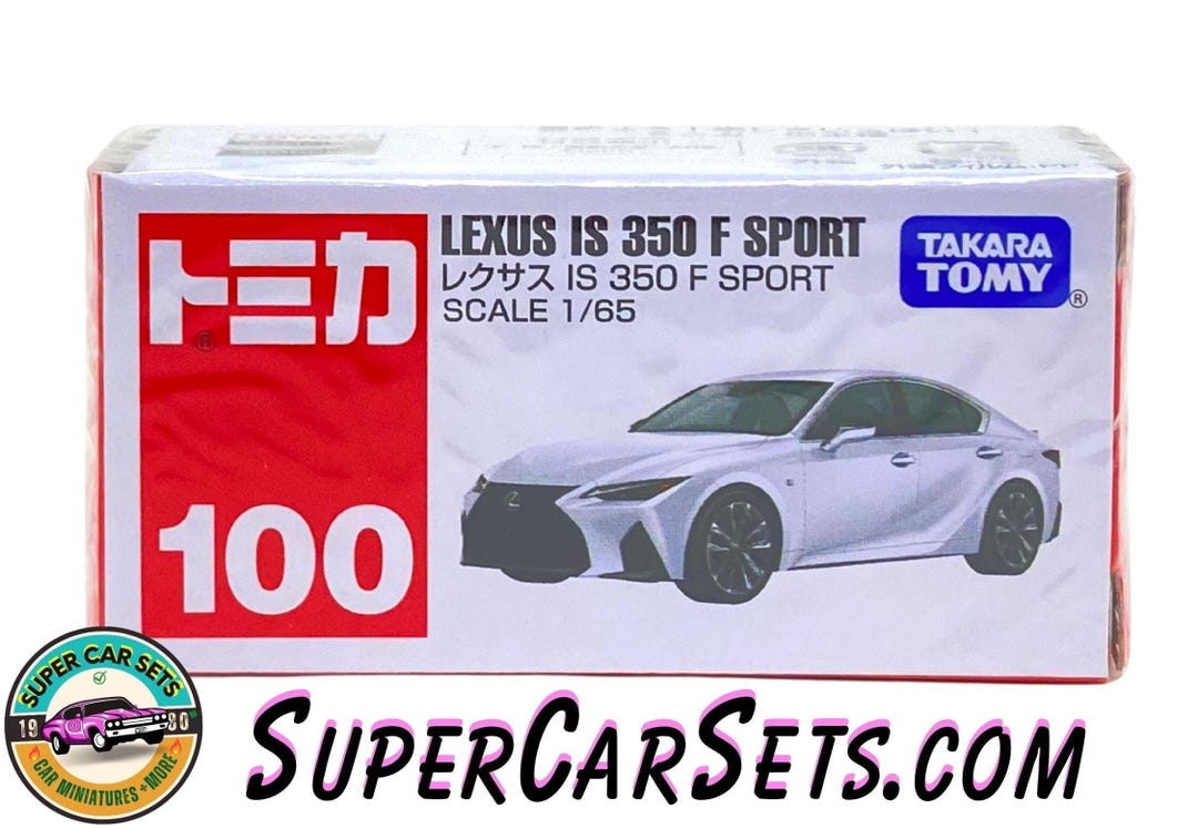 Tomica - (#100) Lexus IS 350 F Sport (1:65 Scale) - Etsy