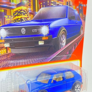 Volkswagen Golf MK1 (blue Colour) (95/100) - Matchbox - Etsy