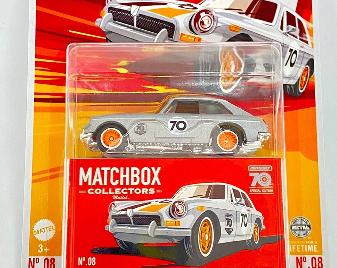 Matchbox Collectors - 70 Years Special Edition - (#8) 1971 MGB GT Coupe ...