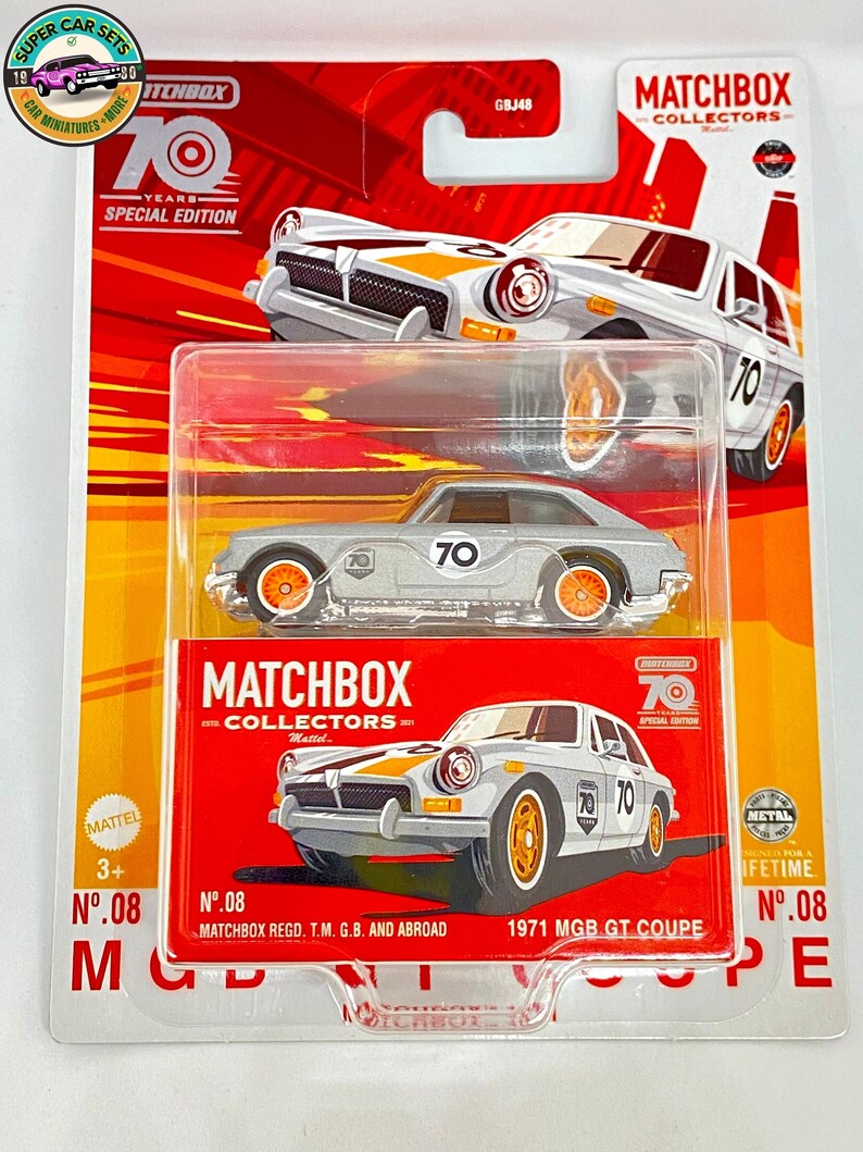 Matchbox Collectors 70 Years Special Edition 8 1971 MGB - Etsy
