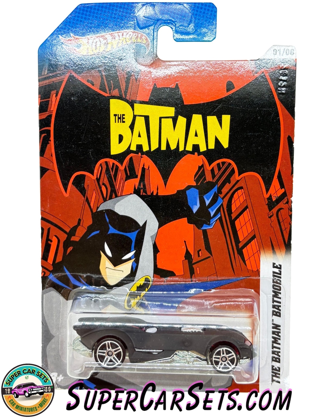 The Batman Batmobile (X4324-0812) (card Slightly Bent) - Hot Wheels Batman Series 2012 (1/8) - Etsy