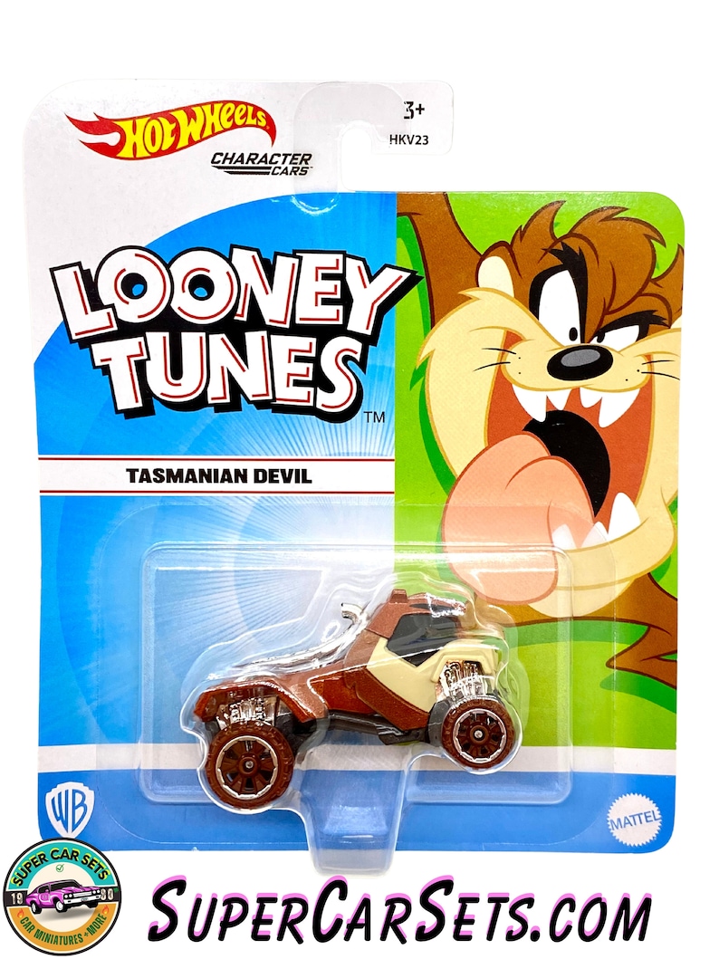Tasmanian Devil - Looney Tunes - Hot Wheels Character Cars - Etsy Australia