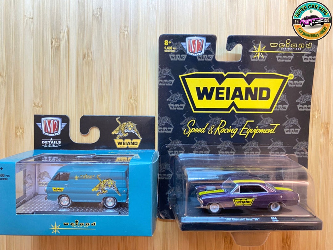2 Vehicles Weiand Set - 1967 Chevrolet Nova SS + 1964 Dodge A100 Panel ...